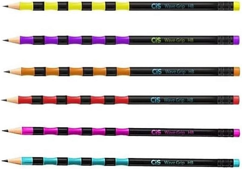 Lápis HB - Cis - Wave Grip Neon - Papelaria Carta D'amore