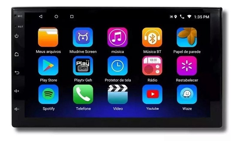 Central Multimidia Android 11 Universal 2din 7p Wifi Gps - Auto Box Equipadora