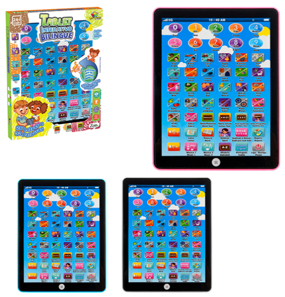 Tablet Interativo Bilingue - TheLele Kids
