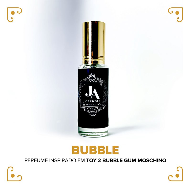 BUBBLE - Perfume Inspirado em Toy 2 Bubble Gum Moschino - JA DECANTS