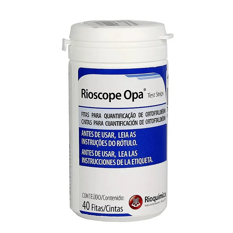 Fita Rioscope OPA Test Strips Unidade - Rioquímica | Monitoramento ...