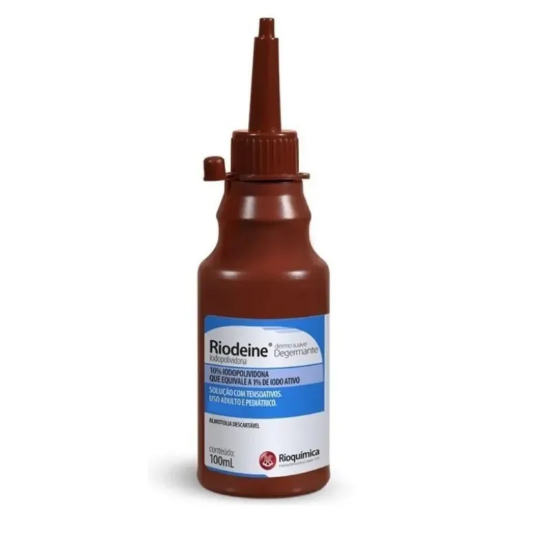 Riodeine PVPI Degermante 100ML - Antisséptico Suave da Rioquímica - DMI ...
