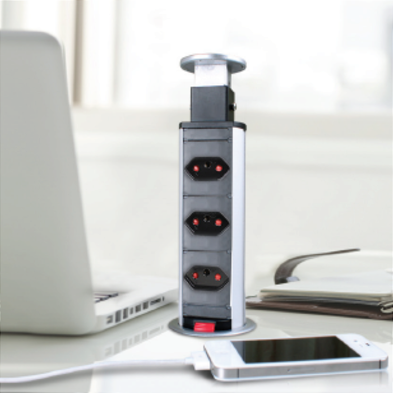 Powerdock H3-P 110-250V 16A - Hafele - Mazzafer Home Design