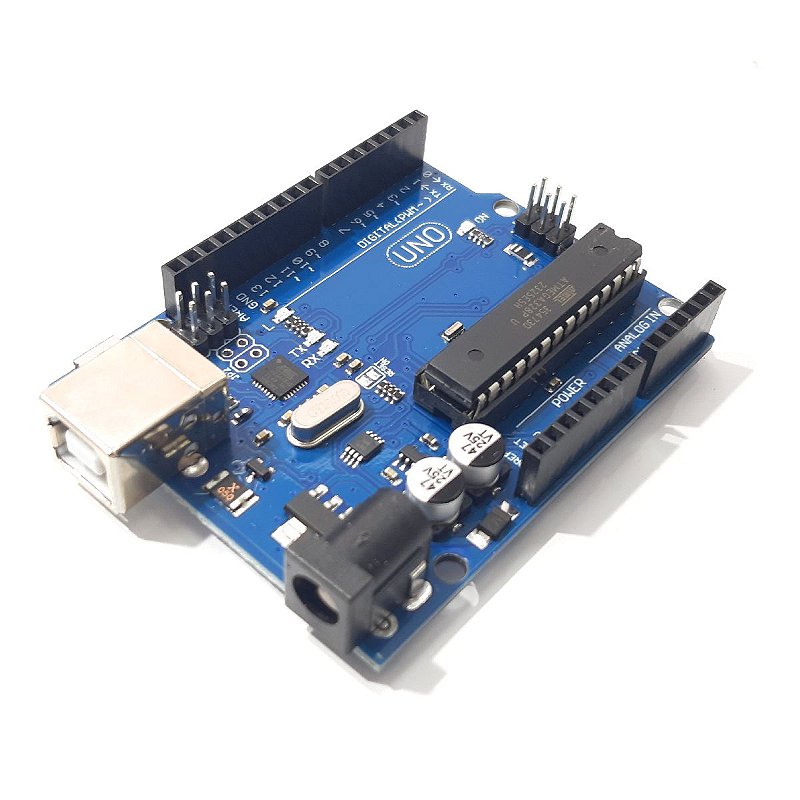Placa compativel UNO R3 DIP 16U2 chip Chines - SEM CABO USB - Makkers Placa compativel UNO R3 DIP 16U2 chip Chines - SEM CABO USB - Makkers