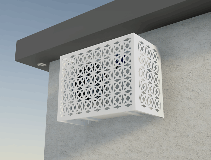 Protetor de ar condicionado - Caixa de proteção para ar condicionado ...