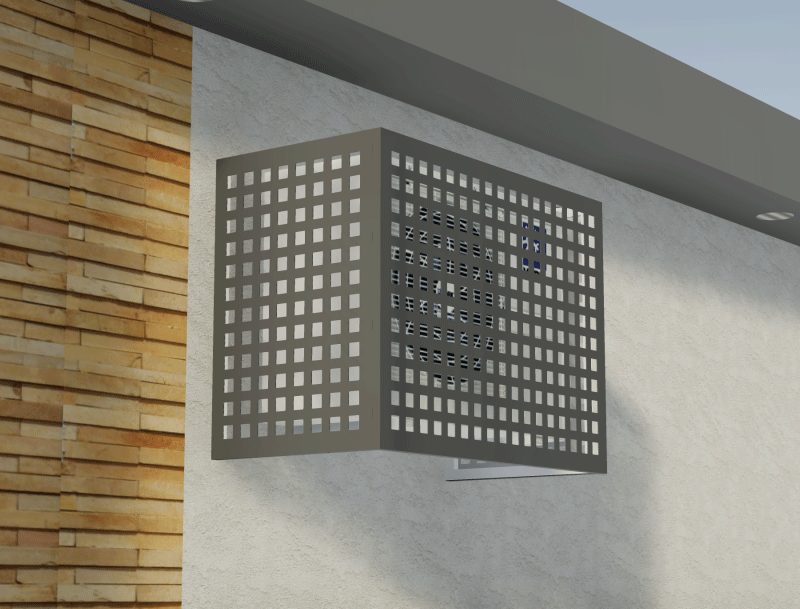 Protetor De Ar Condicionado Split - Protetor Externo - Split Decor ...