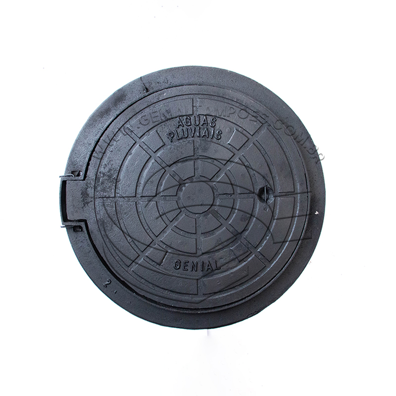 Tampão Ferro Fundido DN 600MM T70 Leve Articulado - Genial Tampões