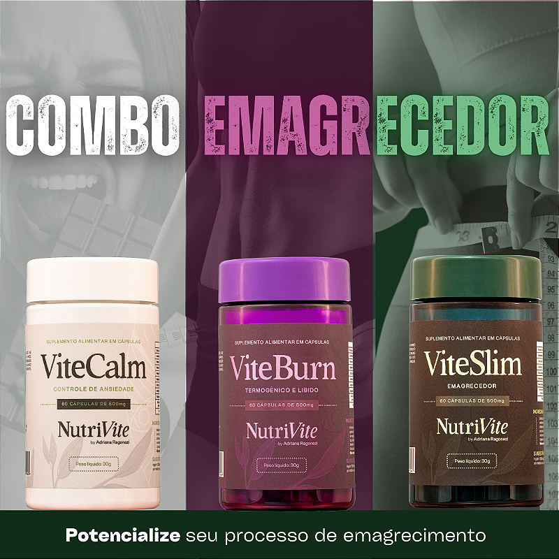 Trio Emagrecedor - Nutrivite - NutriVite - Suplementos Premium para ...