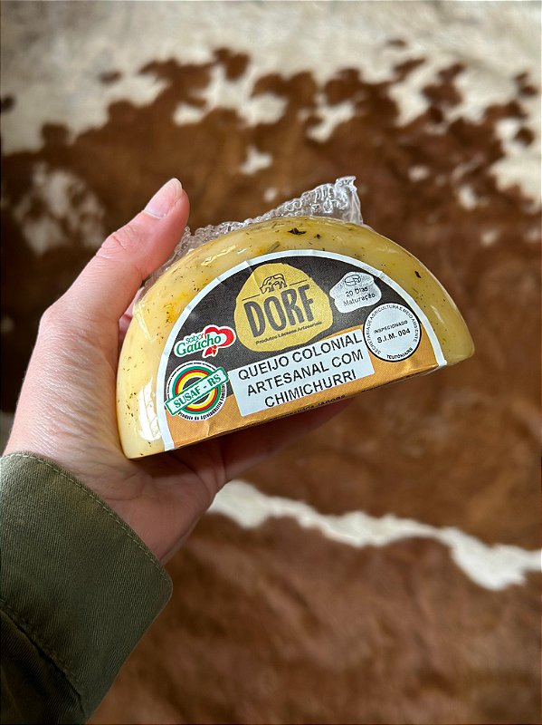 QUEIJO COLONIAL ARTESANAL COM CHIMICHURRI DORF - MEIA LUA - CASA ...