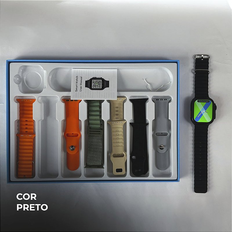 WS10 Ultra 2 kit 7 pulseiras - Smart Tech Wear
