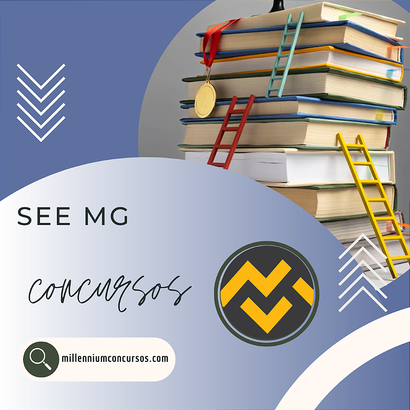 Apostila SEE MG 2025 Professor de Língua Portuguesa - Editora Millennium