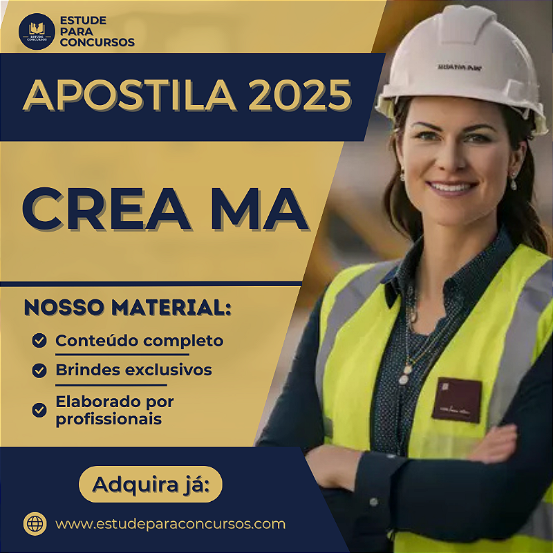 Apostila CREA MA 2025 Analista Administrativo (Psicologia) - Estude ...
