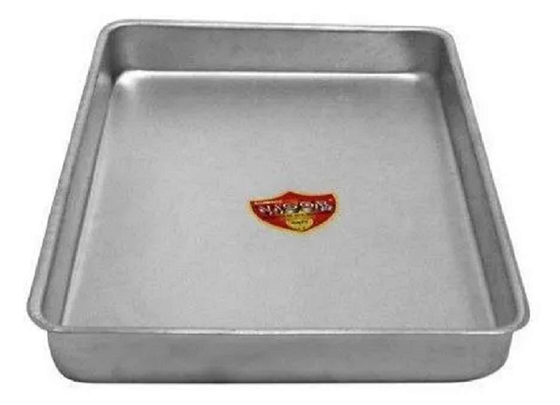 Forma De Bolo Retangular N°4 Medidas 45x30x5,0 Cm Internas - Garfo & Cia