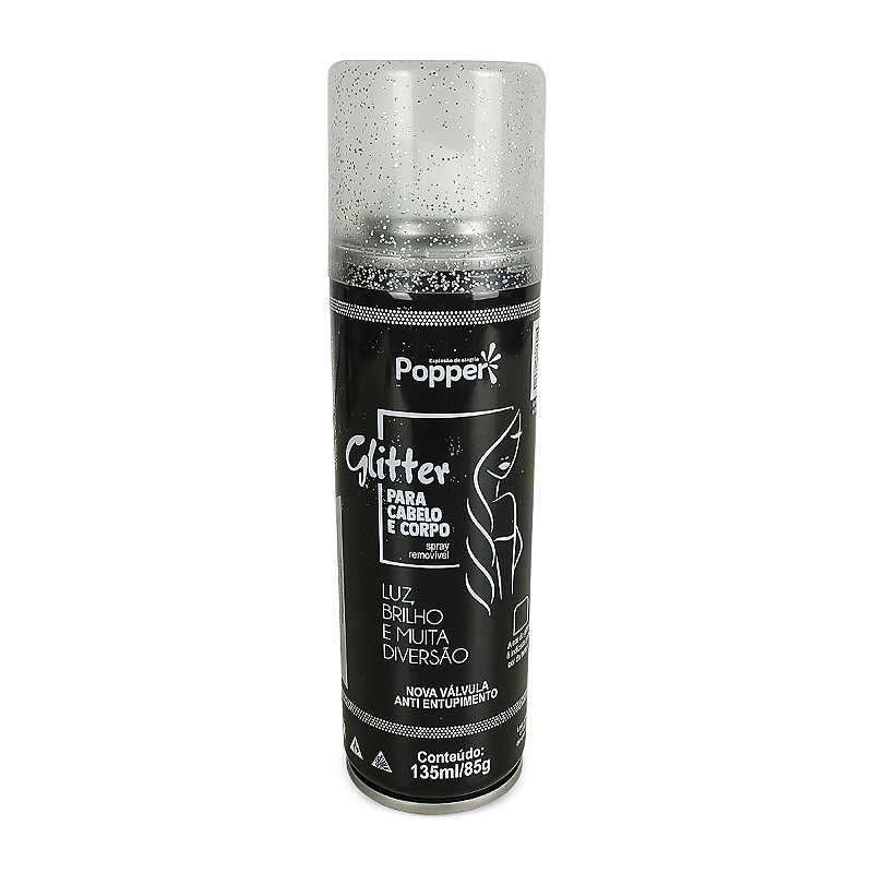 Spray Glitter Corporal Brilho Holográfico Cabelo Popper - Paint Horse ...