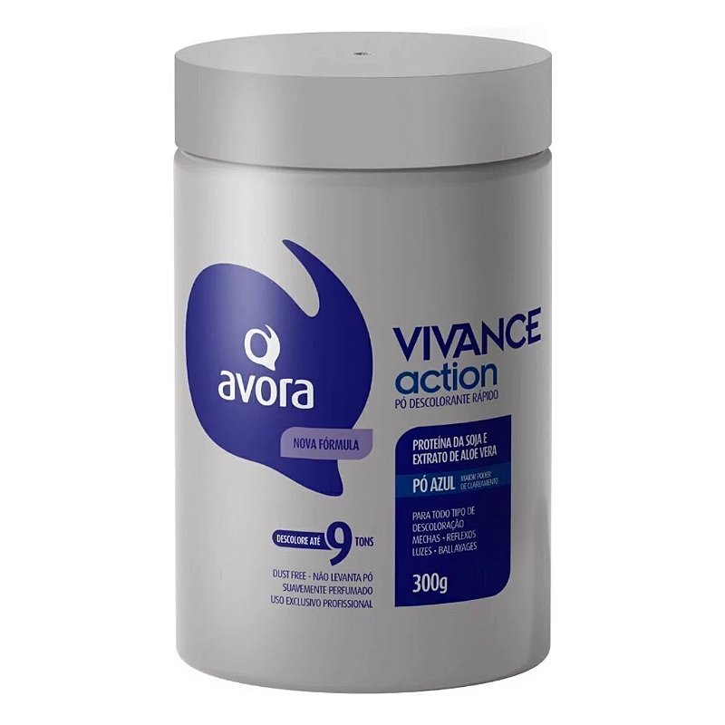 Pó Descolorante Avora Vivance Action Proteínas do Leite de Soja 300g ...