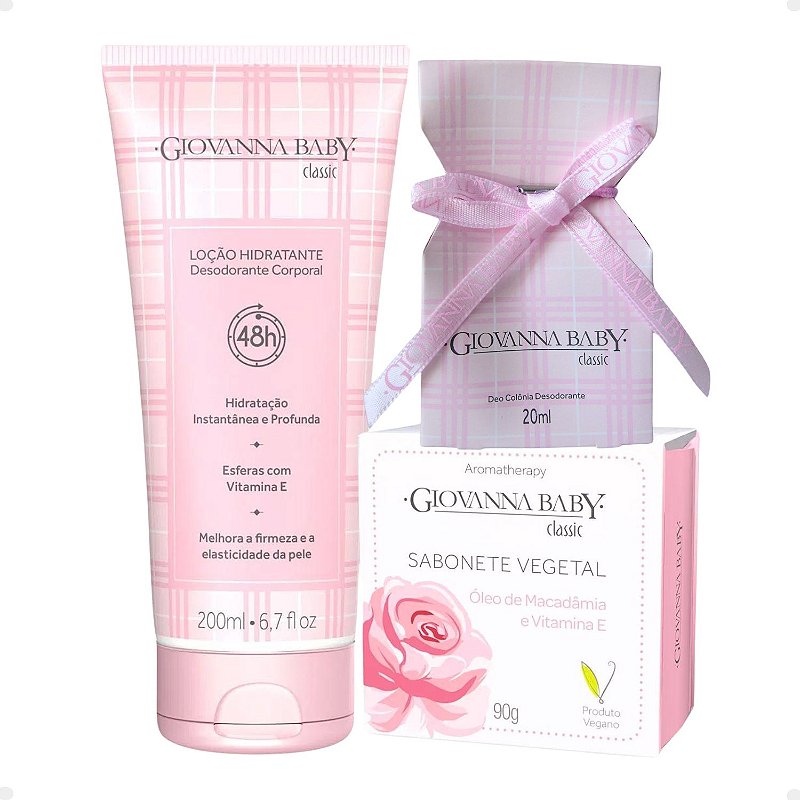 Kit Giovanna Baby Classic Com 3 - Teruya - Cosméticos e Perfumaria