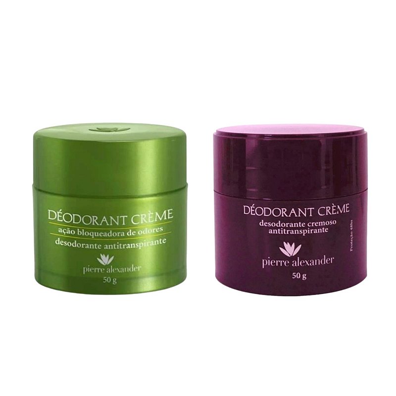 PIERRE ALEXANDER KIT DESODORANTE CREME TRADICIONAL + BLOQUEADOR DE ...