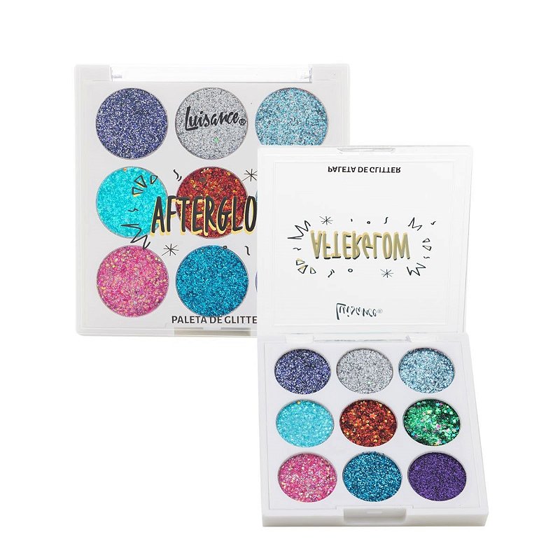 PALETA DE GLITTER LUISANCE AFTERGLOW COR B 10.8G REF: L3171 - Teruya ...