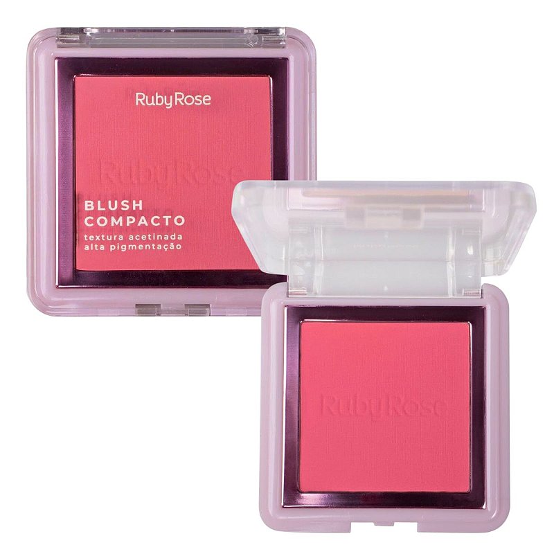 BLUSH COMPACTO RUBY ROSE TEXTURA ACETINADA BL20 7,3G - Teruya ...