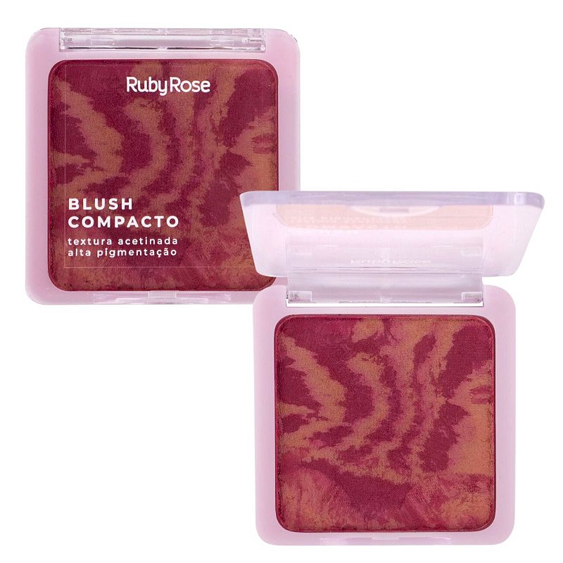 BLUSH COMPACTO RUBY ROSE BC30 ELIXIR 7G - Teruya - Cosméticos e Perfumaria