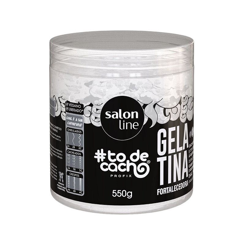 GELATINA FORTALECEDORA SALON LINE #TODECACHO 550G - Teruya - Cosméticos e Perfumaria