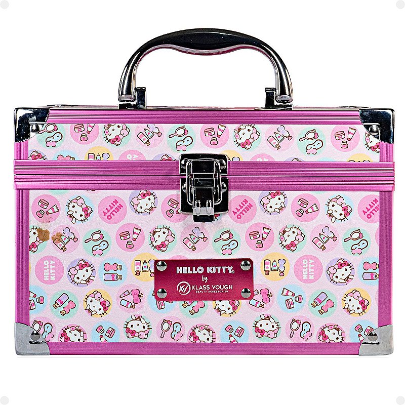Maleta Estampada Hello Kitty by Klass Vough Rosa Dbhk-01r - Teruya - Cosméticos e Perfumaria