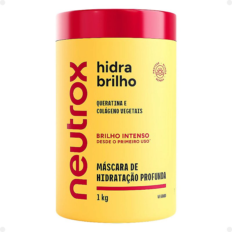 Máscara de Hidratação Profunda Neutrox Hidra Brilho 1Kg - Teruya ...