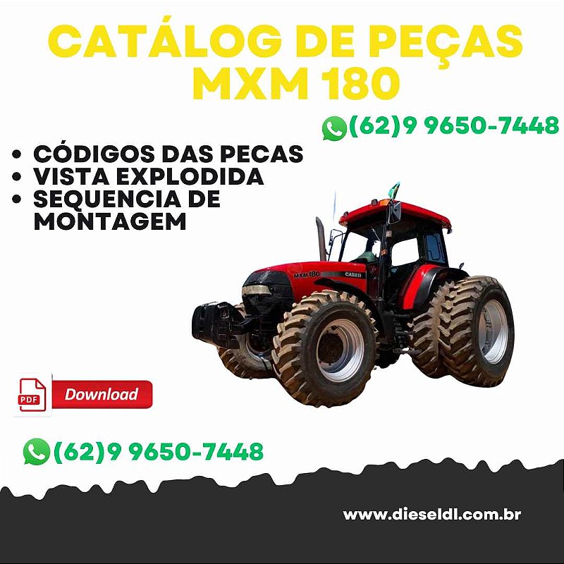CATÁLOGO DE PEÇAS TRATOR MXM 180 CASE - DieselDL