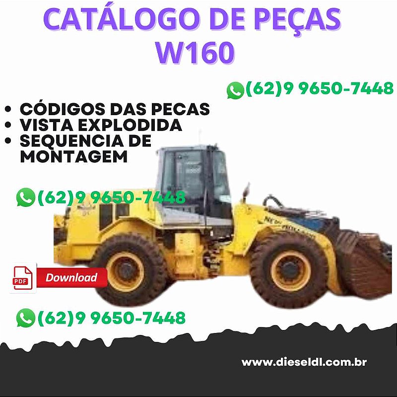 CATÁLOGO DE PEÇAS CARREGADEIRA W160 NEW HOLLAND - DieselDL