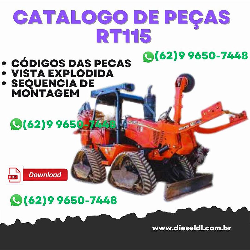 CATÁLOGO DE PEÇAS QUAD RT115 DITCH WITCH - DieselDL