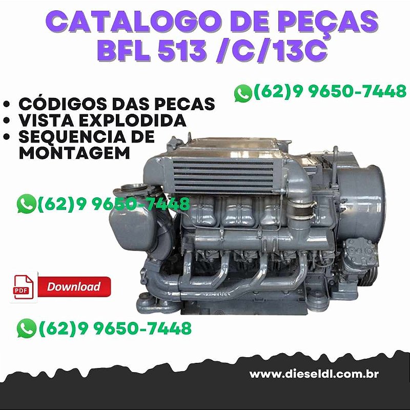 CATÁLOGO DE PEÇAS MOTOR BFL 513 / C /LC DEUTZ - DieselDL