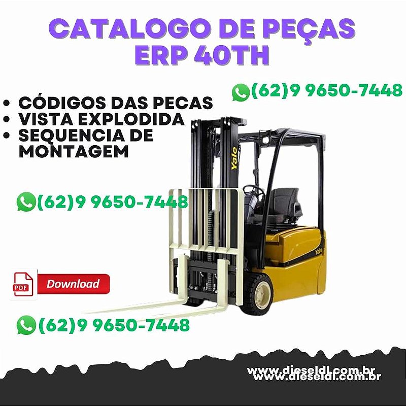 CATÁLOGO DE PEÇAS EMPILHADEIRA ERP030/035/040TH - F807 YALE - DieselDL