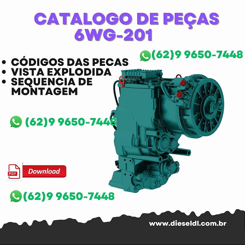 CATÁLOGO DE PEÇAS TRANSMISSÃO 6WG-201 ZF - DieselDL