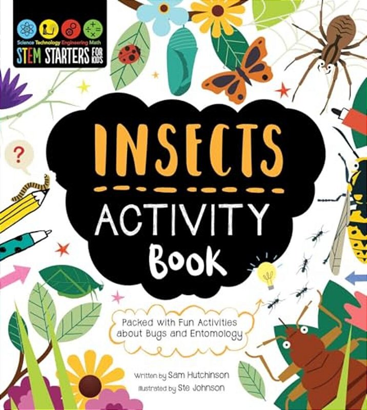 Stem Starters For Kids Insects Activity Book: Activites About Bugs And ...
