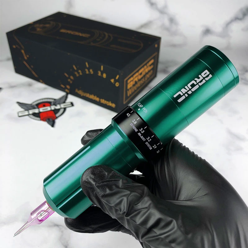 BRONC Max V12 Wireless Tattoo Machine Rotary Pen - Area 51 Tattoo Supplyes