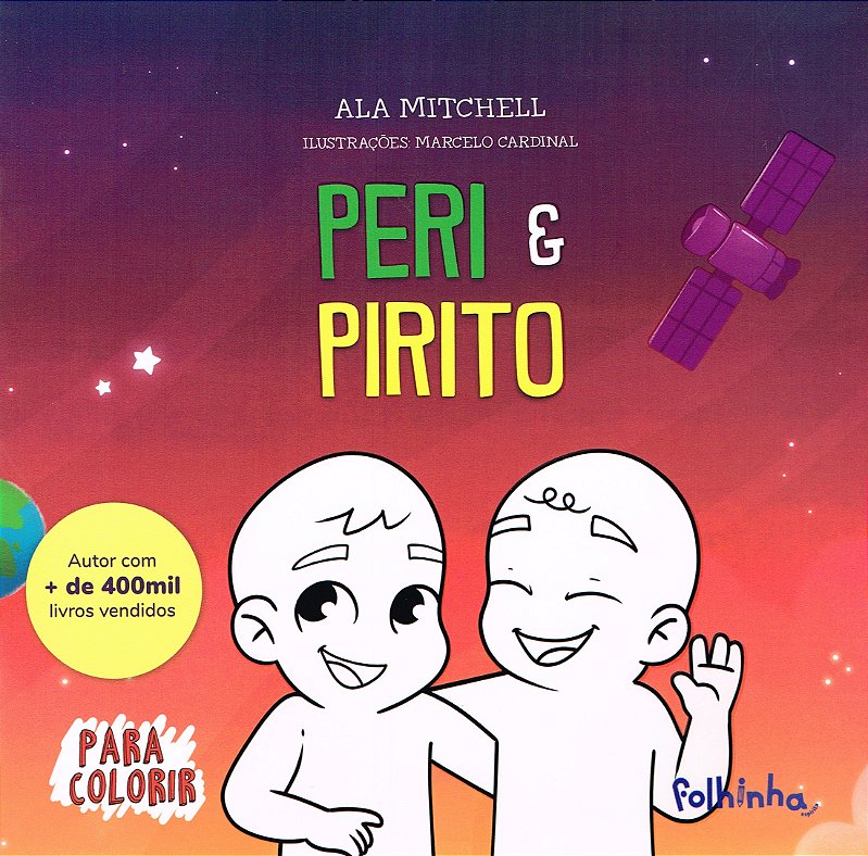 Peri & Pirito - Livro de Colorir - Candeia