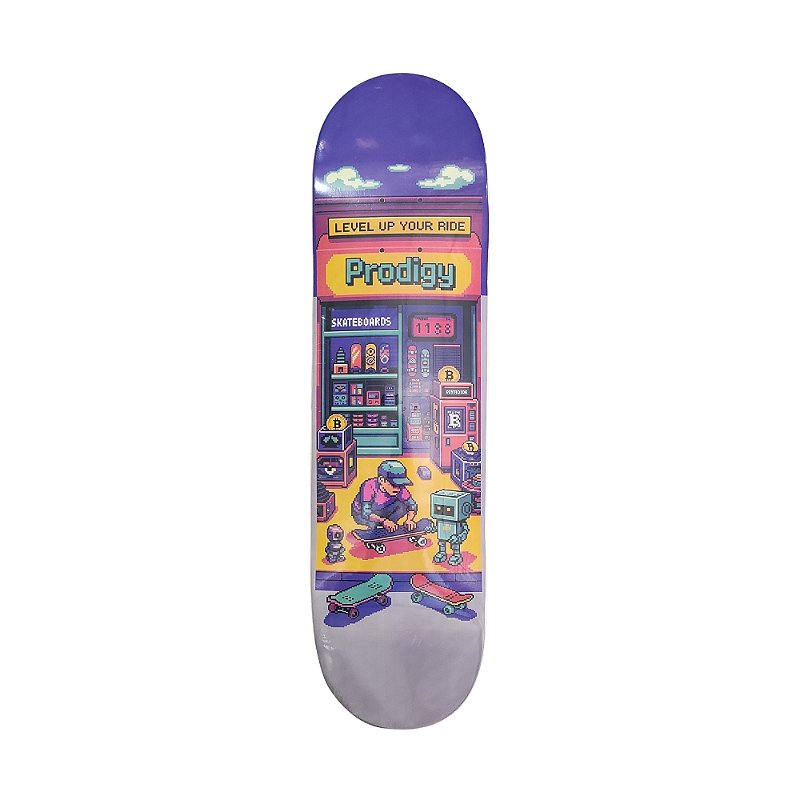 Shape de marfim modelo juvenil PRODIGY SKATEBOARDS LevelUP - Bodyboard ...