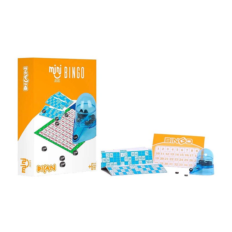 Jogo mini Bingo Diversão em Qualquer lugar - CBS TOYS