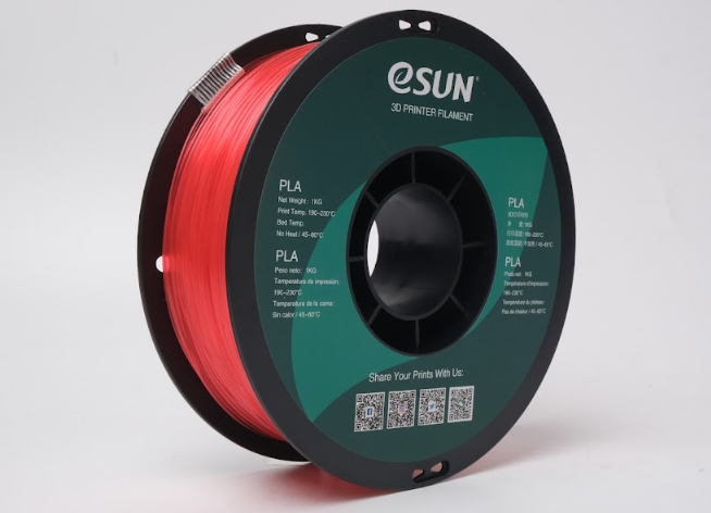 Filamento eSUN PLA Glass Melancia 1KG 1.75MM - DOCTOR 3D