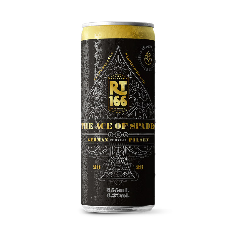 The Ace of Spades - German Pilsen - 355mL - Loja RT166 Cervejaria