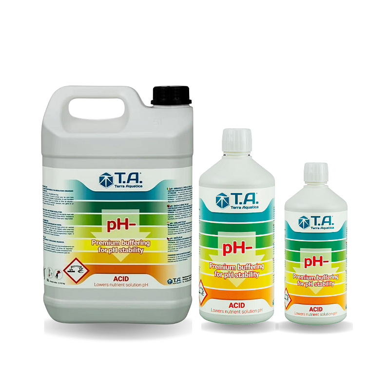 Regulador de PH TA Terra Aquatica pH down (PH -) - Cultivando Sustento - Grow Cultivo Indoor