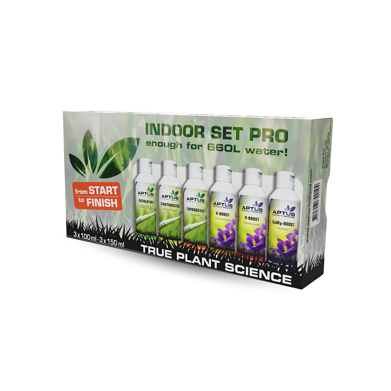 Kit Fertilizante Indoor Set Pro Aptus - Cultivando Sustento - Grow Cultivo Indoor