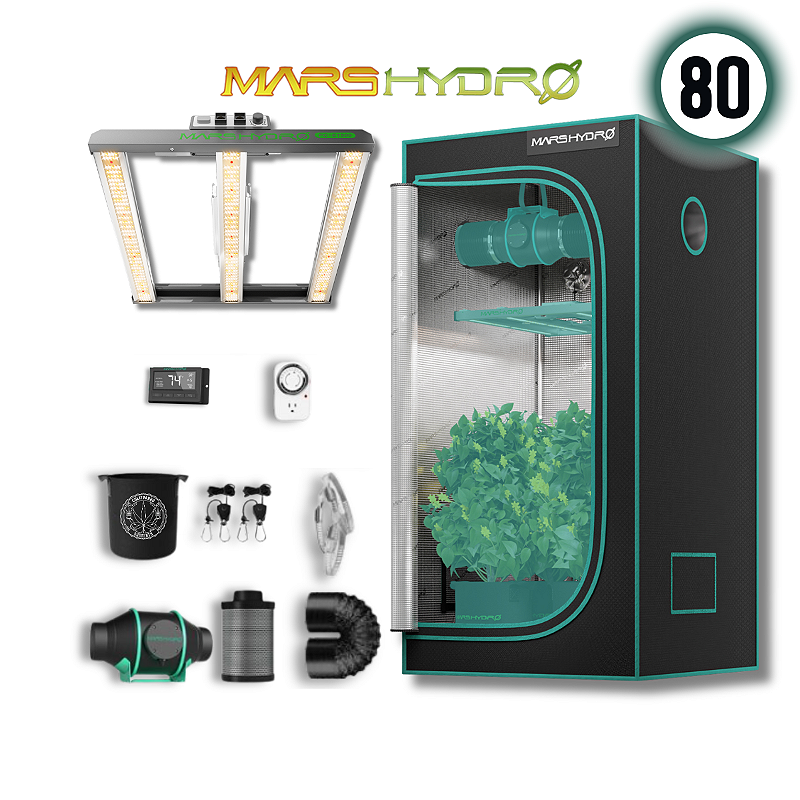 Kit Grow Smart Mars Hydro 80x80 para Cultivo com LED 150w - Cultivando ...