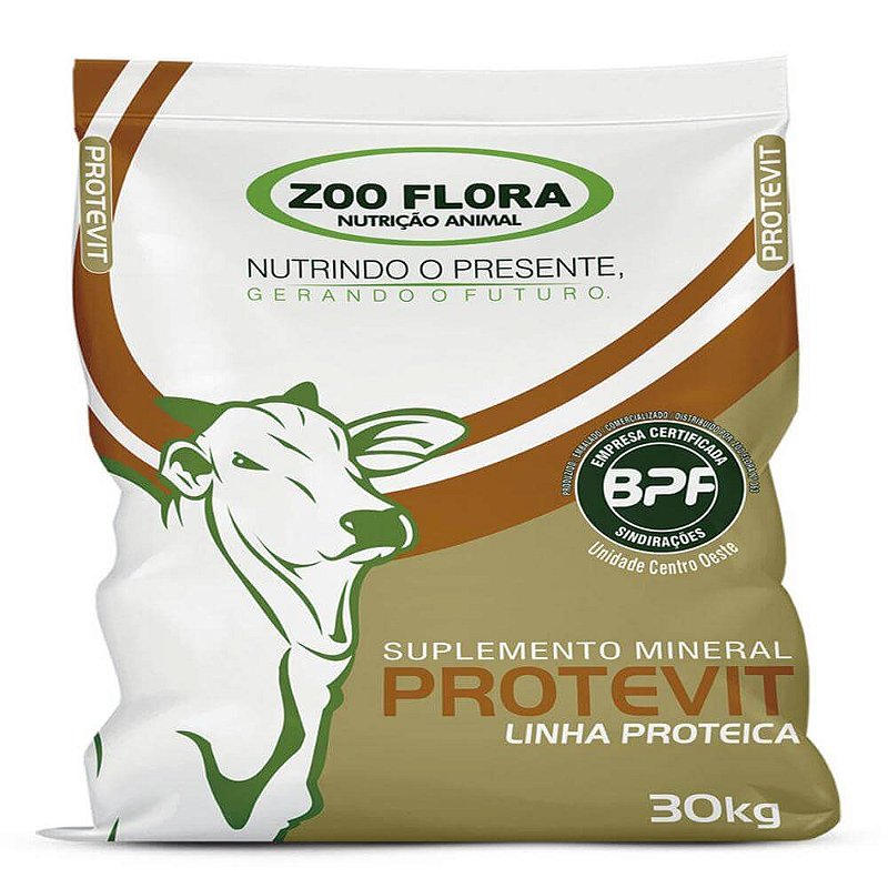 Protevit Cr 50 S Zooflora - Suplemento Nutricional p/ Bovinos de Corte ...