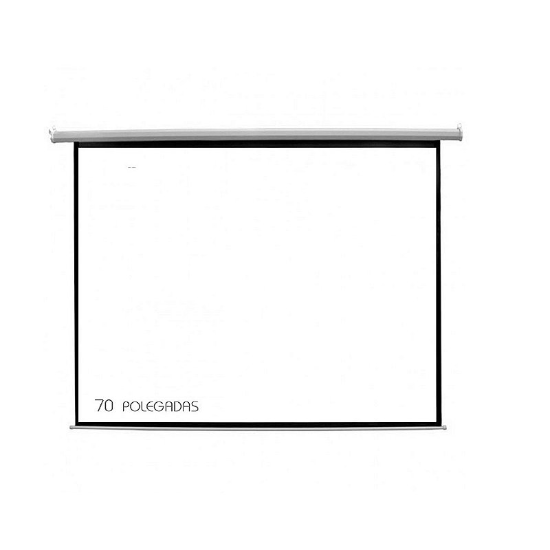 Tela de Projeção CSR Elétrica 70 Polegadas 220V - Kalifa Áudio Som ...