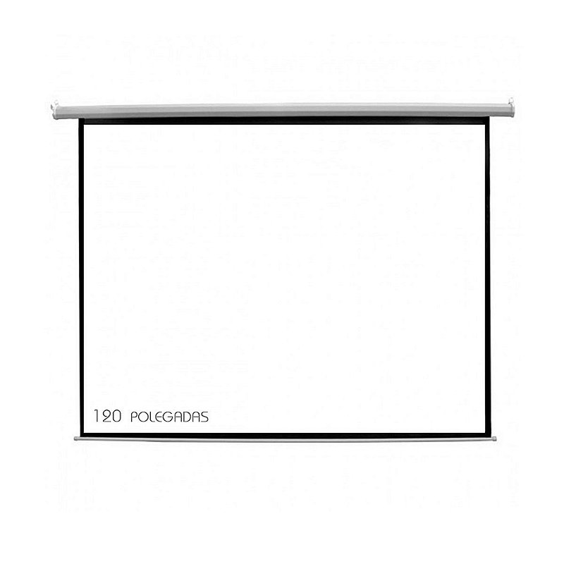 Tela de Projeção CSR Elétrica 120 Polegadas 110V - Kalifa Áudio Som ...