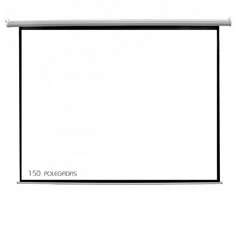 Tela de Projeção CSR Elétrica 150 Polegadas 110V - Kalifa Áudio Som ...