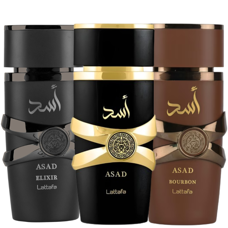 Kit Asad Collection - 3 Decants de 5ml - Loja On Line King of Decants