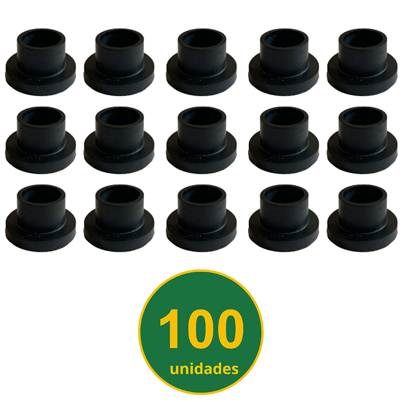 KIT 100 UNIDADES DE CHULA MODELO T 16MM - AgroJão