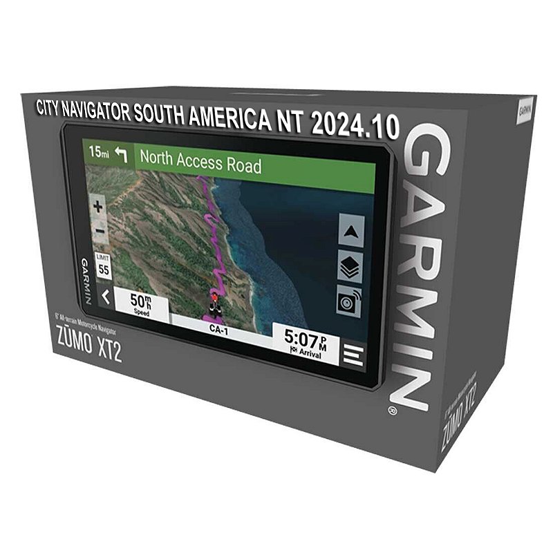 GPS Garmin Zumo XT2 para Motos com tela de 6.0 32GB-256GB- On-Off Road ...